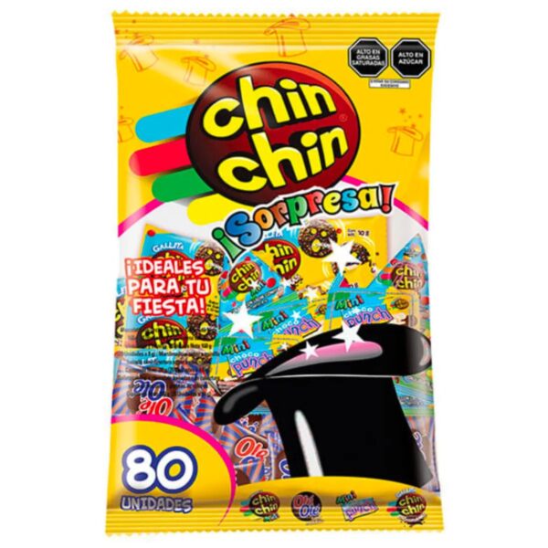 Chin chin Sorpresa x80und - Candyland Perú