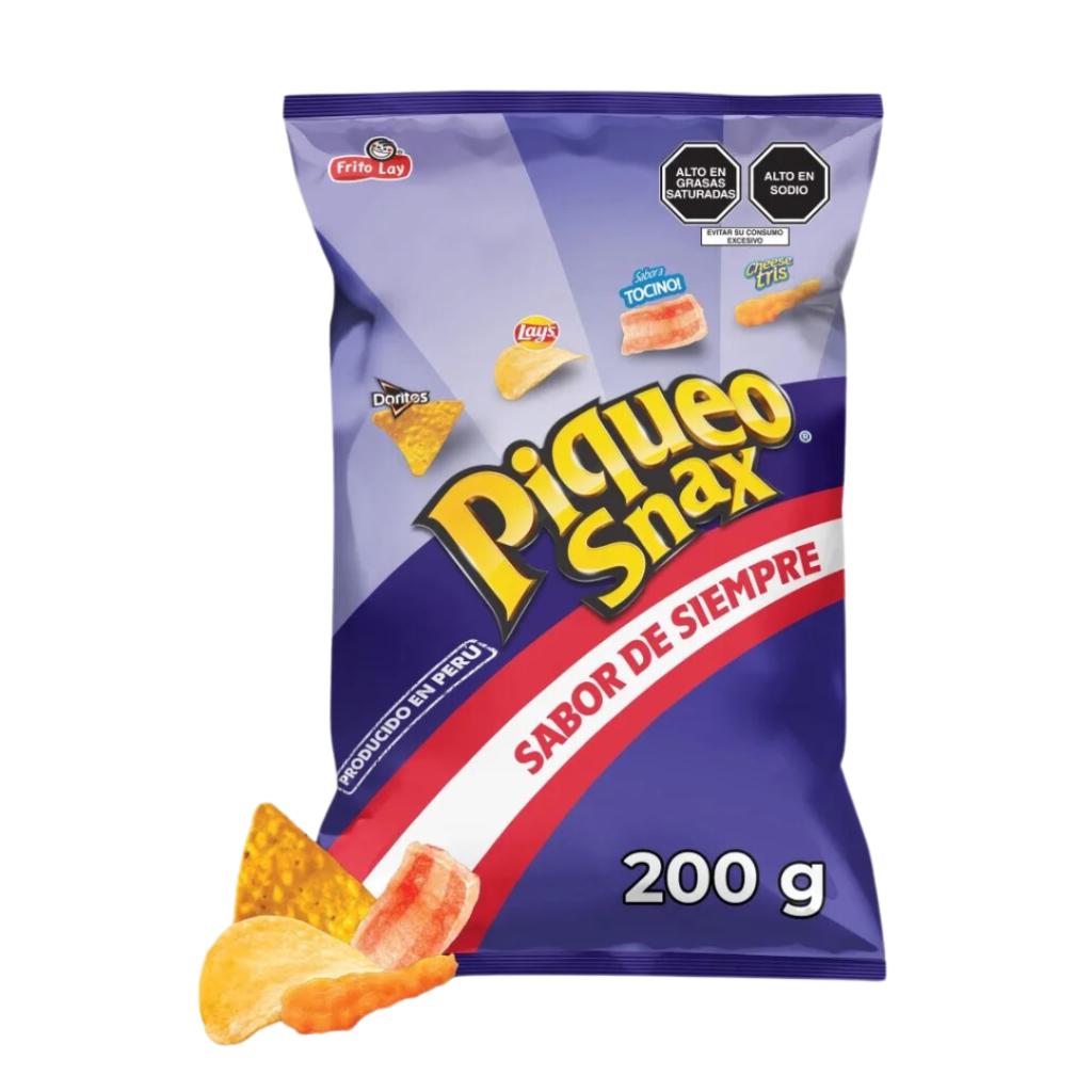 PIQUEOS SNACK X225GR - Candyland Perú